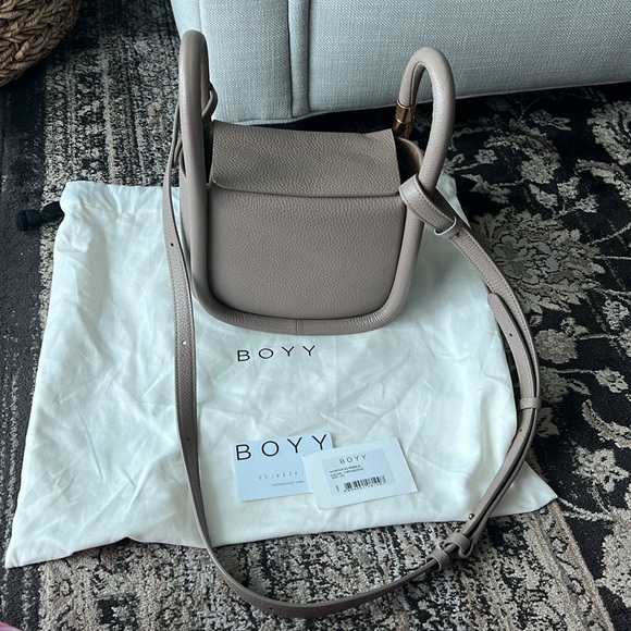 BOYY | Bags | Boyy Wonton 2 Pebble In The Color Turtledove Bag | Poshmark